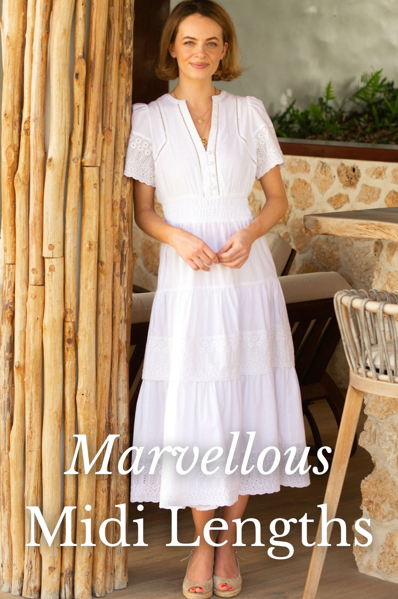 Sustainable Dresses UK | Maxi & Midi Length | Aspiga