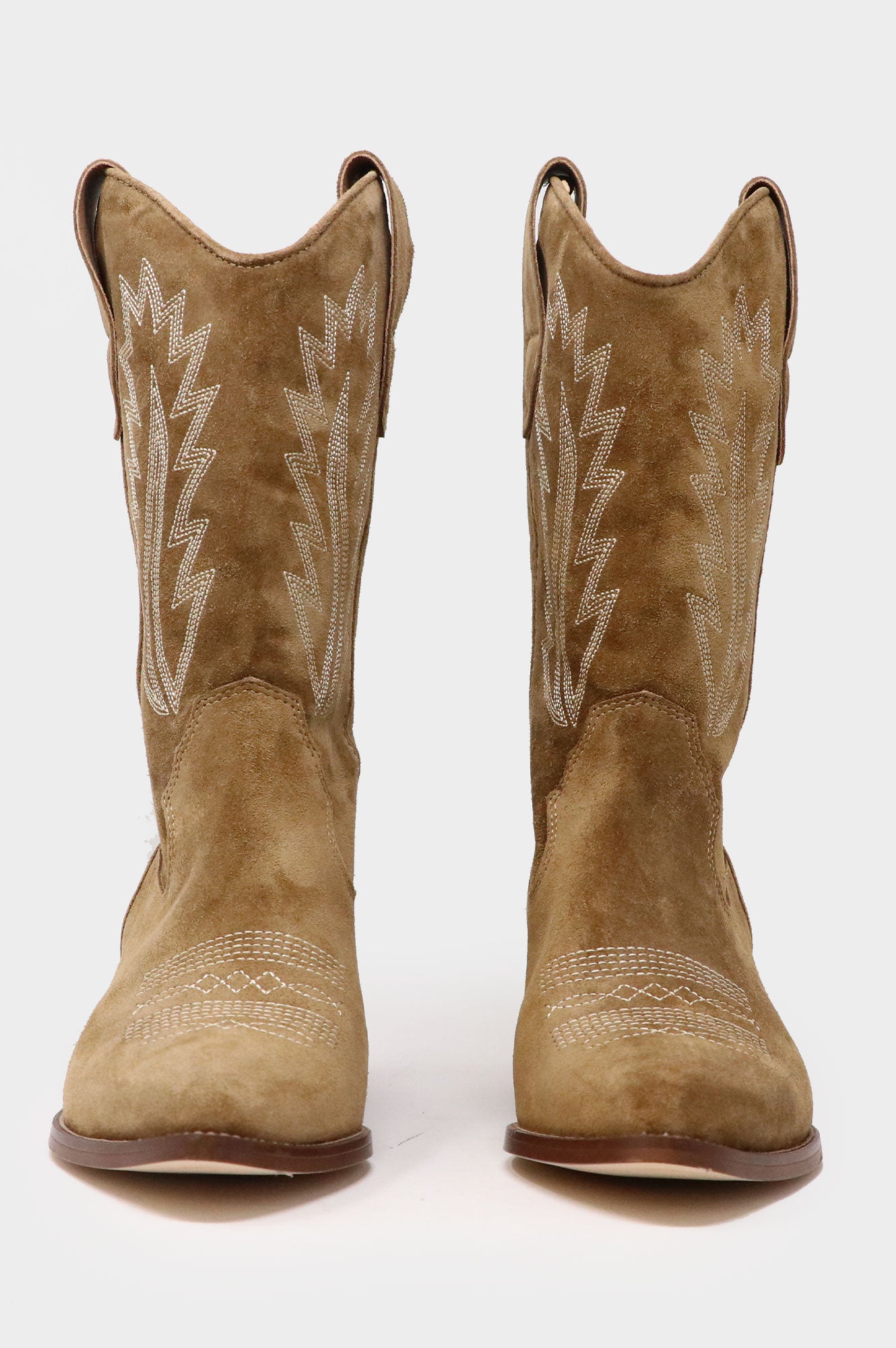 Alpe Ladies Sustainable Leather Camilla Cowboy Boots | Camel 37-41 – Aspiga